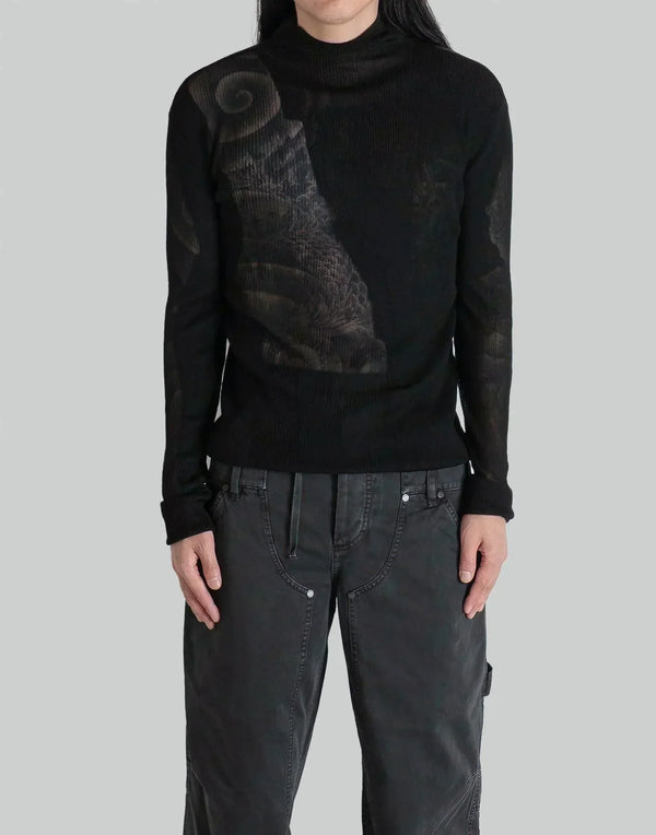 032C TRANSPARENT TURTLENECK – 082plus