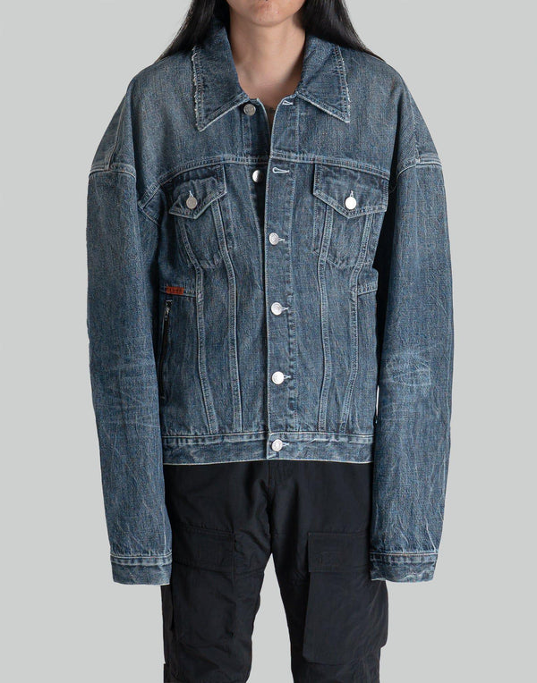 Martine Rose BALLOON SHOULDER DENIM JACKET – 082plus