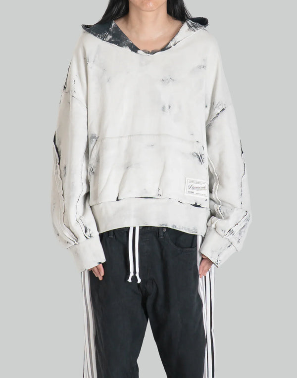 DISCOVERED BLEACH PULL HOODIE – 082plus