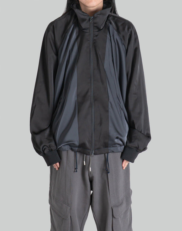 JiyongKim DRAPED DOUBLE HEM TRACK JACKET – 082plus