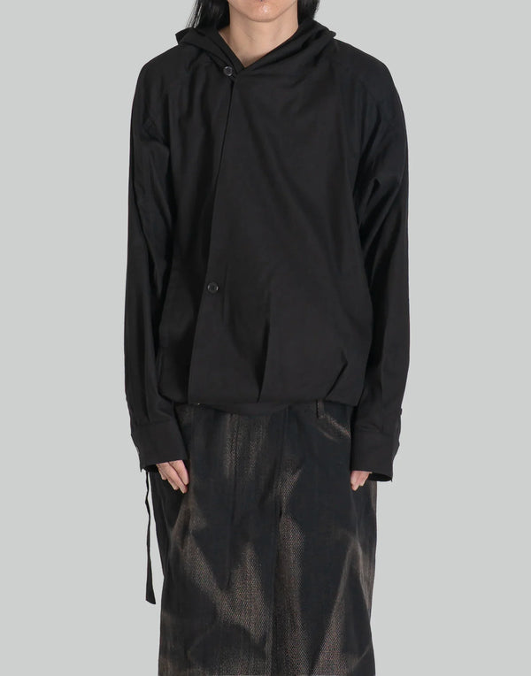 JiyongKim DRAPED WRAP HOOD JACKET – 082plus