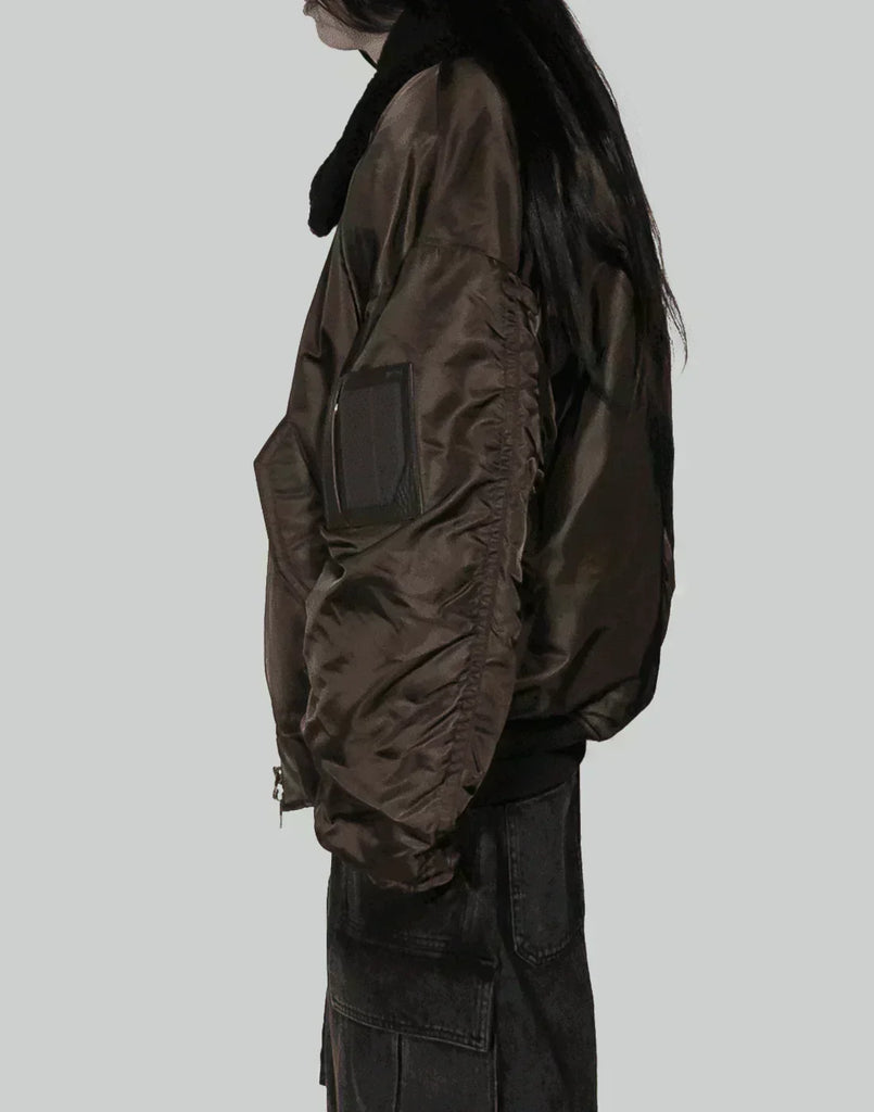 Juun.J Shearing Lamb Collar Ma-1 Jumper – 082plus