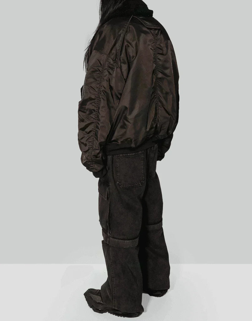 Juun.J Shearing Lamb Collar Ma-1 Jumper – 082plus